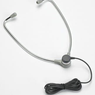 Aluminum Hinged Stethoscope Headset w/ Right-Angle 3.5 mm Plug ...