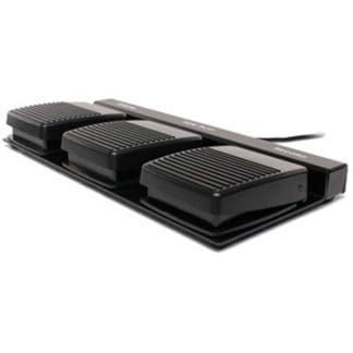 3-Function USB Foot Pedal for Handsfree Dictation | TranscriptionGear.com