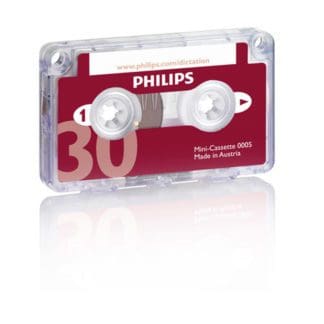 Philips Mini-cassette Tape 30 Minute Box of 10 | TranscriptionGear.com