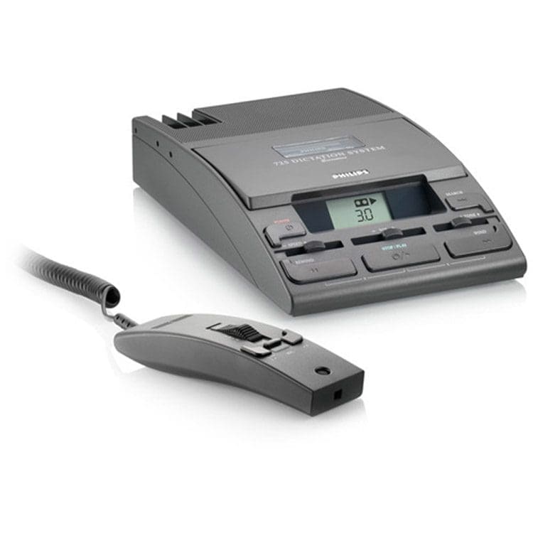 Philips 725D Minicassette Desktop Dictation Machine | TranscriptionGear.com