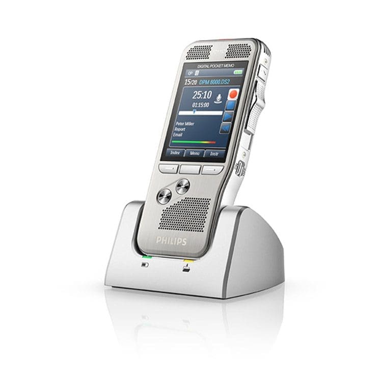 Philips DPM8100 Pocket Memo Digital Voice Recorder | TranscriptionGear.com