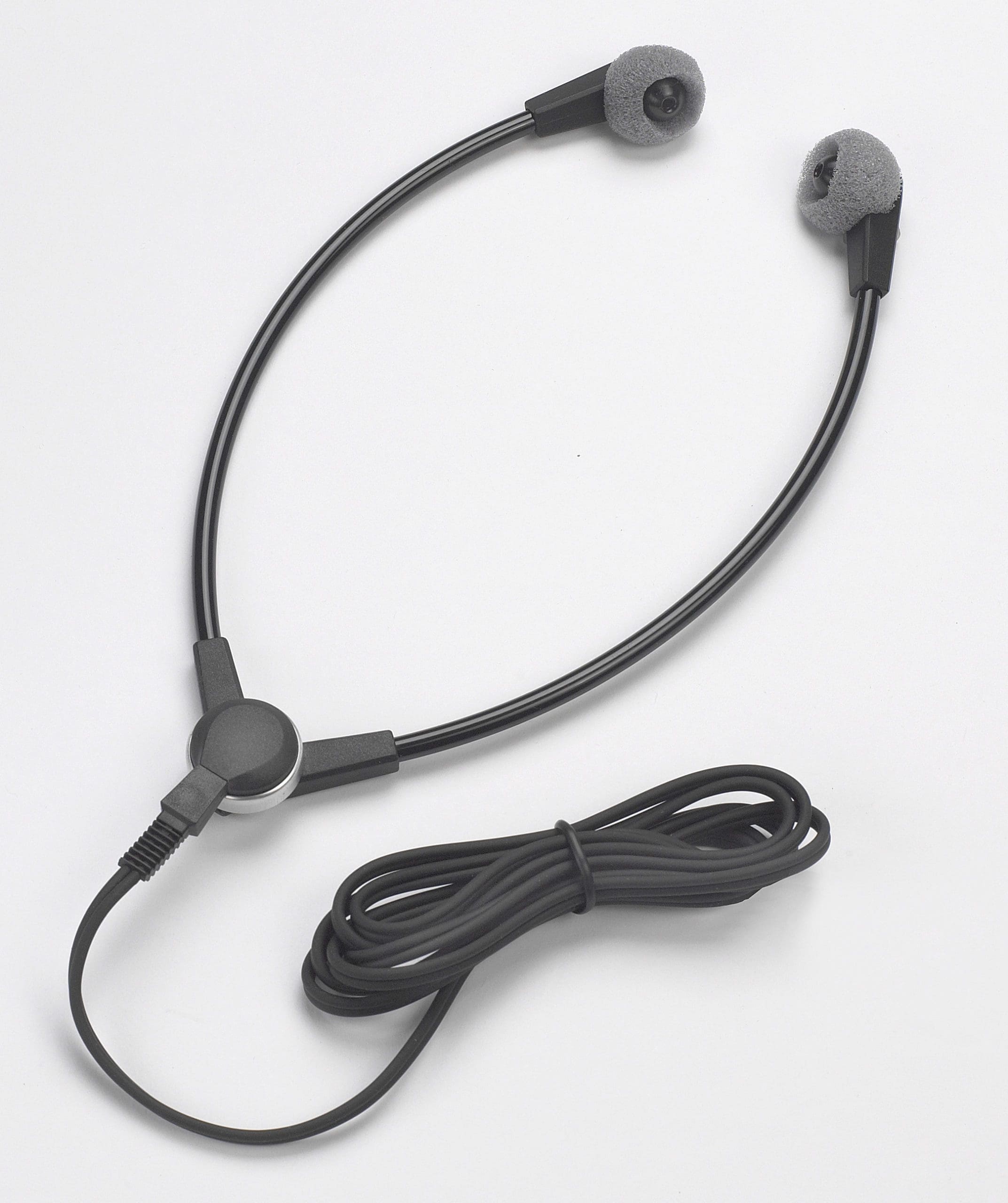 Wishbone Style Headset With Round DIN Plug | TranscriptionGear.com