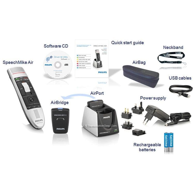 Philips SpeechMike Air Classic Microphone w/SpeechExec Pro LFH3015 ...