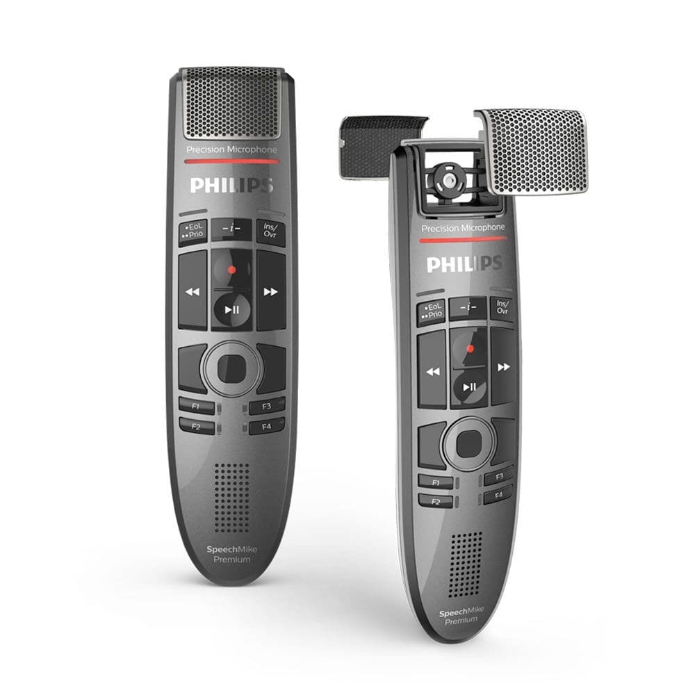 Philips SpeechMike Premium Touch with Push Button SMP3700 | TranscriptionGear.com