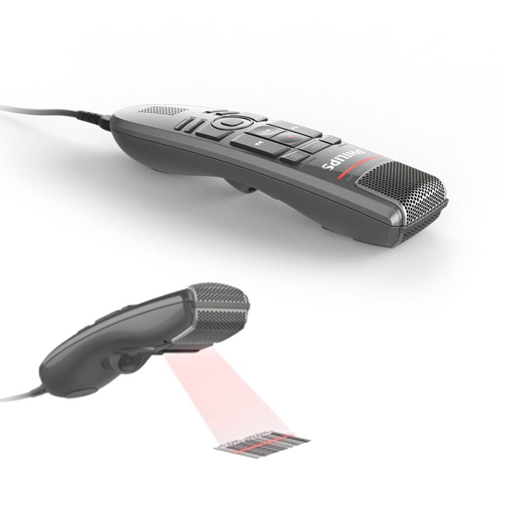 Philips SpeechMike Premium Touch with Push Button and Barcode Scanner SMP3800 ...