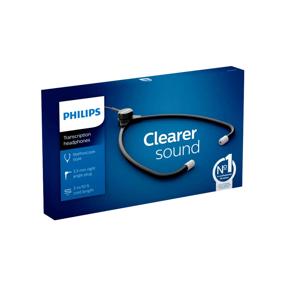 Philips ACC0232 Lightweight Hinged Stethoscope-Style Headset (700 ...