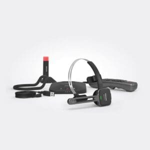SpeechOne Wireless Dictation Headset w/ Docking Station, Status Light ...