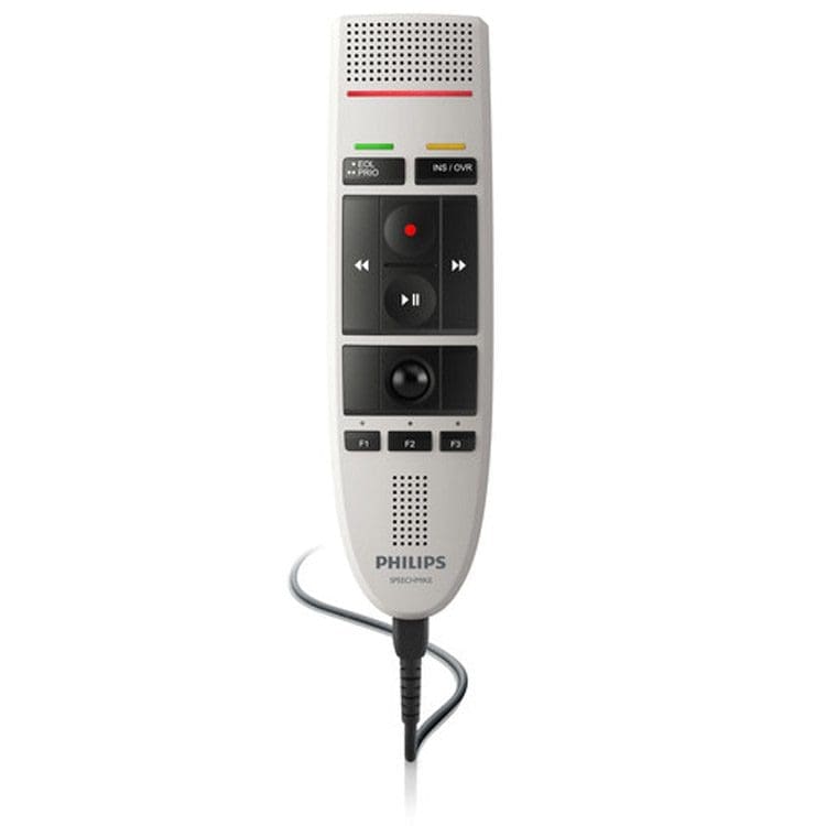 Philips SpeechMike Pro - USB Push Button Dictation Microphone ...